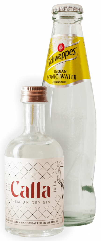 The Calla 16® Premium Dry Gin – BIO & Schweppes Dry Tonic Water – The ...